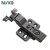 China 2D Soft Closing Hydraulic Aluminum Frame Door Fixed Hinge for Kitchen Cabinet for sale