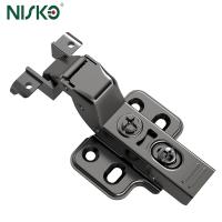 China 2D Soft Closing Hydraulic Aluminum Frame Door Fixed Hinge for Kitchen Cabinet for sale