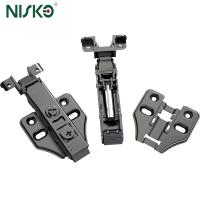 China 2D Adjustable Hydraulic Soft Close Door Hinge Aluminum Frame Clip On Hinge 40kg Capacity for sale