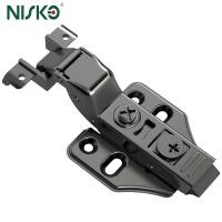 China 2D Adjustable Hydraulic Soft Close Door Hinge Aluminum Frame Clip On Hinge 40kg Capacity for sale