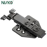 China 3D Adjustable Soft Close Aluminum Frame Door Hinges Hydraulic Clip On for Cabinet 18-25mm for sale