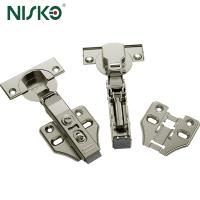 China 2D Clip on Hinges Two Ways Door Hinges Cold Rolled Steel Furniture Cabinet Hinges 50kg for sale