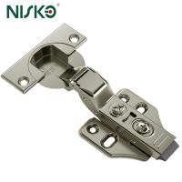 China 2D Clip on Hinges Two Ways Door Hinges Cold Rolled Steel Furniture Cabinet Hinges 50kg for sale