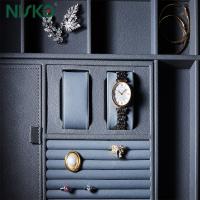 China Wardrobe Jewelry Drawer Organizer with 12-16 Compartments, 495-795mm Width Options & PU Leather Interior for sale