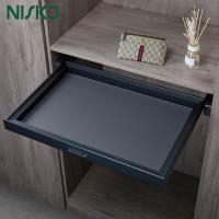 China Tie and Belt Pull Out Cabinet Drawer - 495-795mm Width Options, 56mm Height for Wardrobe Accessories Storage for sale