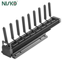 China Soft Close Pull Out Tie Rack Side Mounted Closet Scarf Organizer 168mm Depth for sale