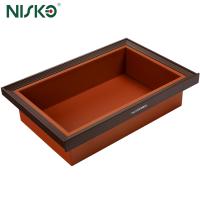 China Pull-Out Clothes Box Wardrobe Organizer with Concealed Slide Storage - 495-795mm Width Options, 472mm Depth for sale