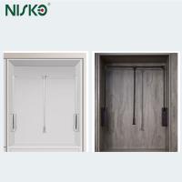 China Pull Down Clothes Hanger Lift Rail Soft Closing Clothes Hanging Rack 850mm for Wardrobe Closet for sale