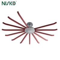China 3 Layer Rotating Clothes Racks 360 Degree Pants Rack Wardrobe Corner Storage Solution for sale