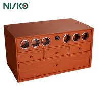 China Pull Out Smart Watch Winder 3 Layers Rotating Safe Box 760x350x350mm Wardrobe Closet Jewelry Storage for sale