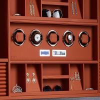 China Electric Lift Up Wardrobe Jewelry Display Box with LED Light 1140x540x110mm for sale