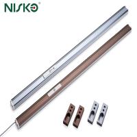 China Wall Mounted LED Closet Rod with Shelf - 600mm to 800mm Length, 6.2W to 8.4W LED Lighting, DC12V Power for sale