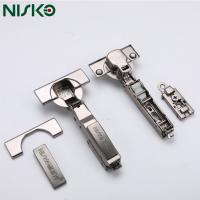 China Black Clip-On Soft Close Hinge 105° Two-Way Adjustable Wooden Cabinet Door Hinge for sale