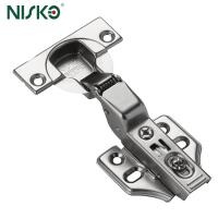 China 2D Hydraulic Soft Closing Cabinet Door Hinges Clip-On 110 Degree for Wardrobe Bedroom for sale