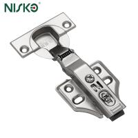 China Two Way Adjustable Cabinet Hinge Clip-On Soft Closing Hinge 45kg Load Capacity 110° Opening for sale
