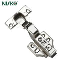 China 2D Hydraulic Soft-Close Hinge Clip On Cabinet Hinge Adjustable Wardrobe Door Hinge for sale