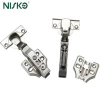 China 2D Hydraulic Soft-Close Hinge Clip On Cabinet Hinge Adjustable Wardrobe Door Hinge for sale