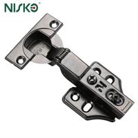 China 3D Soft Closing Adjustable Door Hinge Clip-On Cabinet Hinge 105° Opening Angle for sale