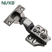 China 3D Soft Closing Adjustable Door Hinge Clip-On Cabinet Hinge 105° Opening Angle for sale