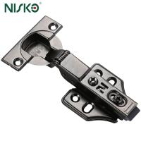 China 3D Nickel Plated Soft Close Cabinet Door Hinge 40kg Load 110 Degree Opening for Wooden Furniture for sale