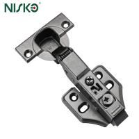 China 2D Soft Closing Hydraulic Cabinet Door Hinges Clip-On for 16-25mm Wooden Doors for sale