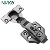 China 2D Soft Closing Hydraulic Cabinet Door Hinges Clip-On for 16-25mm Wooden Doors for sale