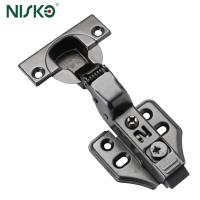 China 2D Soft Closing Hydraulic Cabinet Door Hinges Clip-On for 16-25mm Wooden Doors for sale