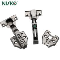 China 2D Soft Closing Hydraulic Cabinet Door Hinges Clip-On for 16-25mm Wooden Doors for sale