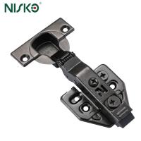 China 3D Clip-On Soft Close Cabinet Hinge 105° Opening Angle Nickel Plated Zinc Alloy for Kitchen Wardrobe for sale