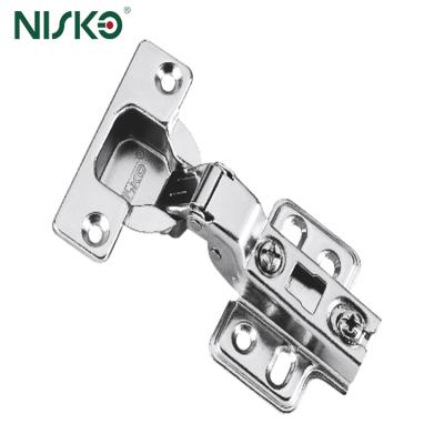 China NISKO Two Ways Slide-On Soft Closing Cabinet Door Hinge 105° Adjustable Zinc Alloy for sale