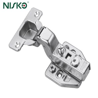 China NISKO Clip-On Soft Closing Hinge 3D Adjustable Heavy Duty 50kg Cabinet Door Hinge for sale