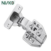 China NISKO Clip-On Soft Closing Hinge 3D Adjustable Heavy Duty 50kg Cabinet Door Hinge for sale