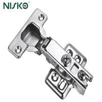 China 2D Adjustable Soft Close Cabinet Door Hinge 105° Zinc Alloy Wardrobe Hinge for sale