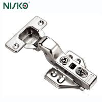 China Stainless Steel Clip-On Soft Closing Hinge 105 Degree Two-Way Cabinet Door Hardware for sale