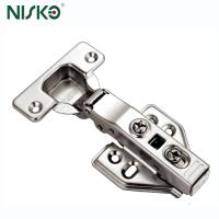 China Stainless Steel Clip-On Soft Closing Hinge 105 Degree Two-Way Cabinet Door Hardware for sale