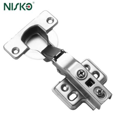 China 2D Clip-On Cabinet Hinge 105° Soft Close Two Way Adjustable Door Hinge Zinc Alloy for sale