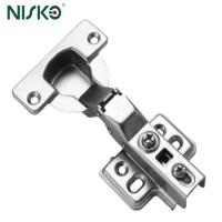 China 2D Clip-On Cabinet Hinge 105° Soft Close Two Way Adjustable Door Hinge Zinc Alloy for sale
