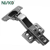 China 30 Degree Soft Closing Hinge 3D Nickel Plating Clip On Cabinet Door Hinge 45kg for sale
