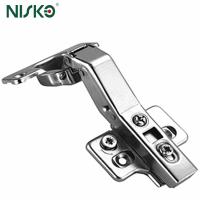 China 45 Degree Soft Closing Hinge Nickel Plating Clip-On Cabinet Door Hinge 50,000 Cycles for sale