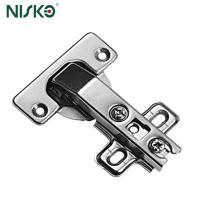 China 90 Degree Soft Closing Hinge 3D Adjustable Clip-On Cabinet Door Hinge 50K Cycles for sale