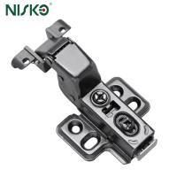 China 3D Adjustable Soft Closing Hinge 45kg Load Capacity Two-Way Clip-On Aluminum Cabinet Door Hinge for Wardrobe for sale