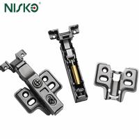 China 3D Adjustable Soft Closing Hinge 45kg Load Capacity Two-Way Clip-On Aluminum Cabinet Door Hinge for Wardrobe for sale
