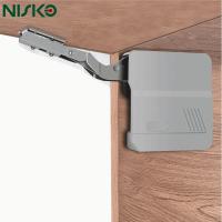 China C57 Flap Stay Fittings for Wall Cabinet - Soft Close Free Stop with 2.5-6kg Capacity and Adjustable Force for sale