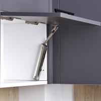 China Upturning Lift System Soft Close Free Stop Flap Stay - Zinc Alloy Construction for 2-10kg Cabinet Doors for sale