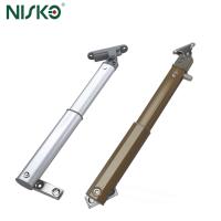 China Folding Cabinet Soft Close Metal Flap Stay - Zinc Alloy Construction, 600-900mm Width, 2.2-6.3kg Capacity for sale