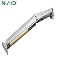 China Soft Closing Flap Stay Kitchen Cabinet Support Rod 80N 100N 120N Heavy Duty Support Mechanism for sale