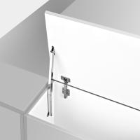 China Soft Closing Flap Stay Kitchen Cabinet Support Rod 80N 100N 120N Heavy Duty Support Mechanism for sale