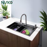 China 16 Gauge 304 Stainless Steel Double Bowl Kitchen Sink - 30