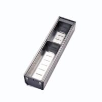 China SUS304 Stainless Steel Kitchen Cutlery Tray Organizer 65mm Height with Multiple Size Options 422-520mm Depth for sale