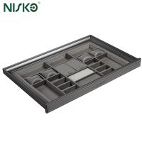 China Pull Out Jewelry Organizer Drawer with LED Light - 600mm to 900mm Cabinet Sizes, Aluminum Construction for sale